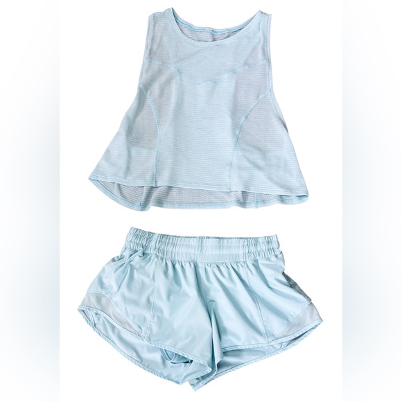 lululemon athletica | Tops | Lululemon 2pc Set Muscle Tank Hotty Hot ...